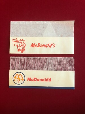 1960's, McDonald's,"Un-Used" Employee Paper Hats (2), (SPEEDEE) Scarce ...