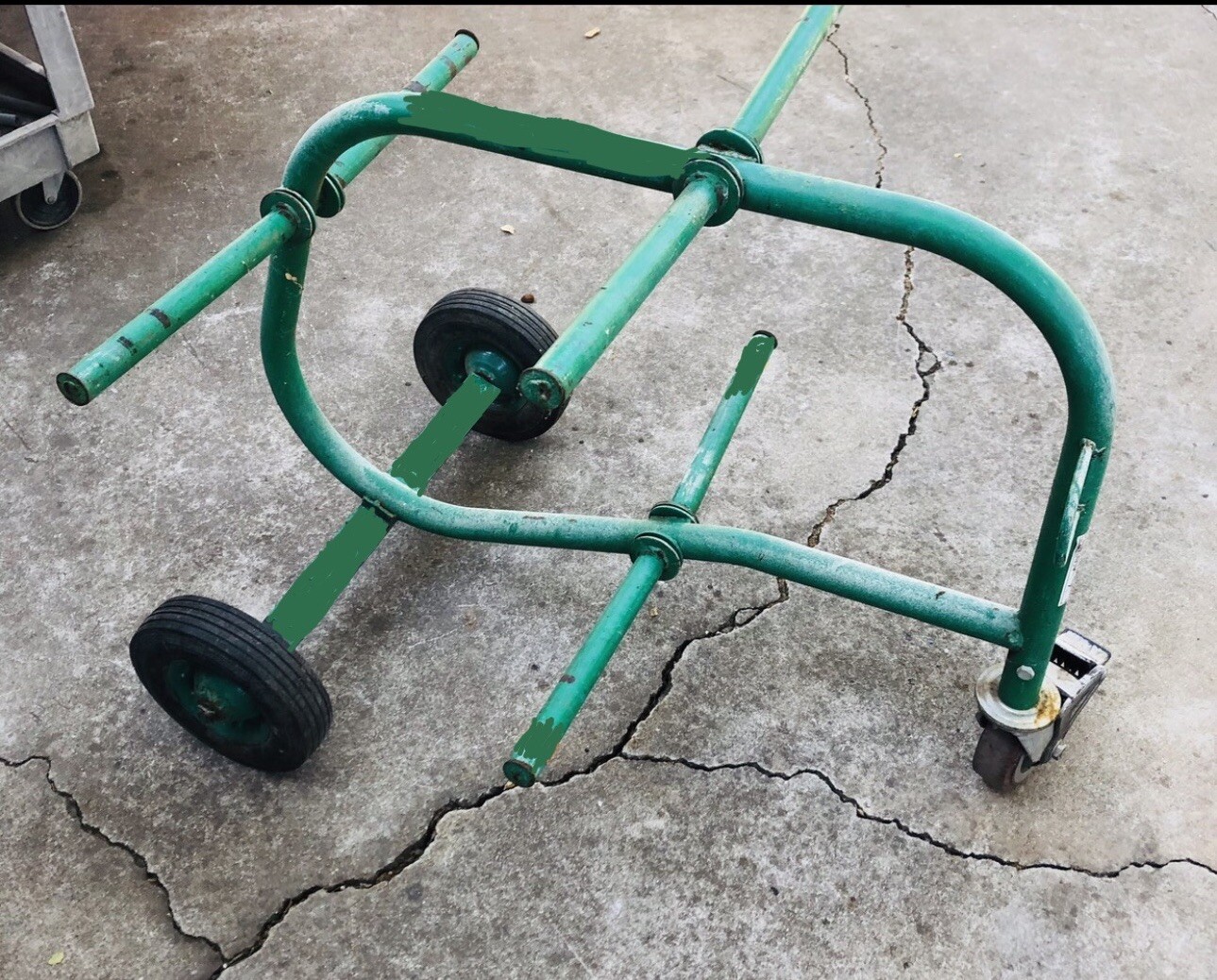 GREENLEE 909 Steel Welded Frame 6 Spindle Wire Dispenser Caddy 39”-30 ...