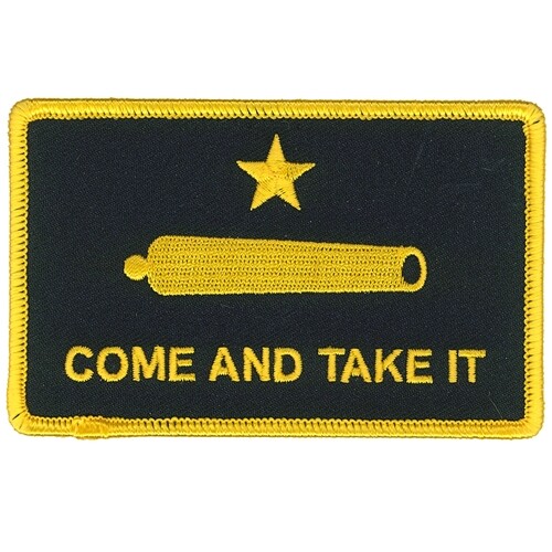 COME AND TAKE IT Cannon Patch Biker Cut 4" x 2.5" Patch | eBay