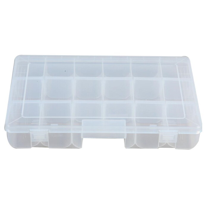 Storage Box Hard Plastic Adjustable Compartment Slot Plastic Craft ...