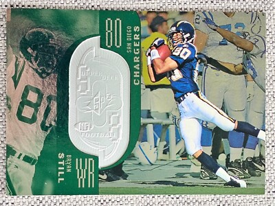 BRYAN STILL 1998 UPPER DECK SPx FINITE #ED /10100 FOOTBALL CARD #263 ...