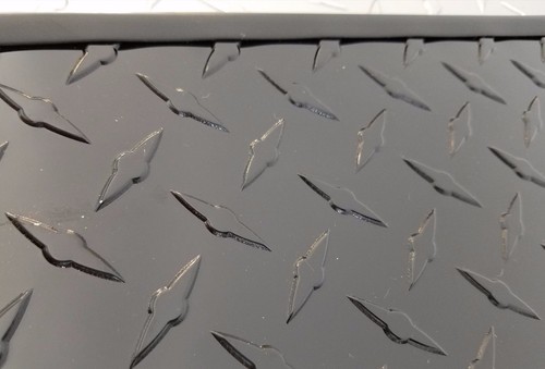 Diamond Plate Trim - BLACK Vinyl Edge (50 feet) | eBay