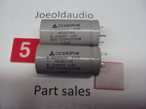 Panasonic SA-203 Original Filter Capacitors 25V 2200UF Tested. Parting ...