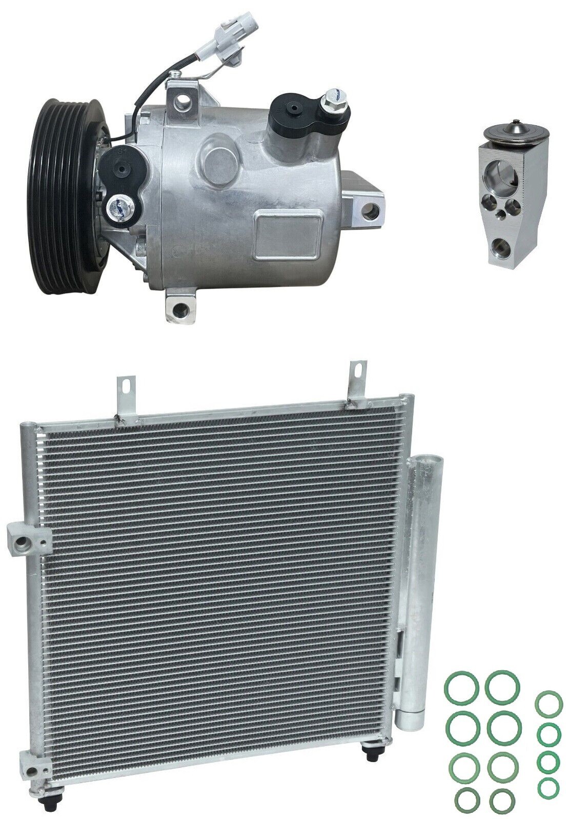 NEW RYC AC Compressor Kit With Condenser EH800 Fits Mitsubishi Mirage 1 ...
