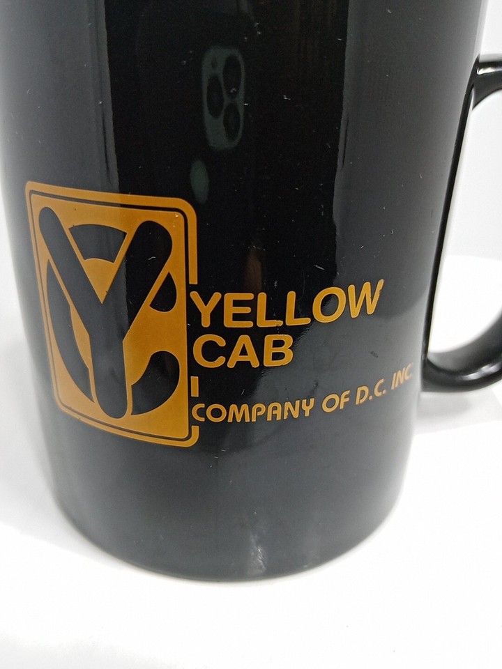 DC YELLOW CAB COFFEE MUG. DC YELLOW TAXI COMPANY CAB MUG. DC CAB Mug ...