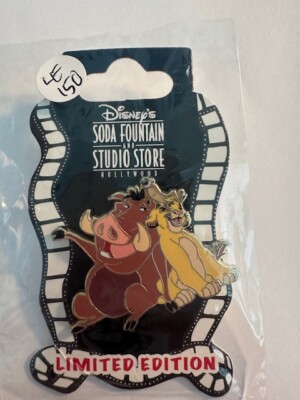 DSF Lion King Timon Pumbaa Simba Singing Surprise Release Disney Pin (B ...