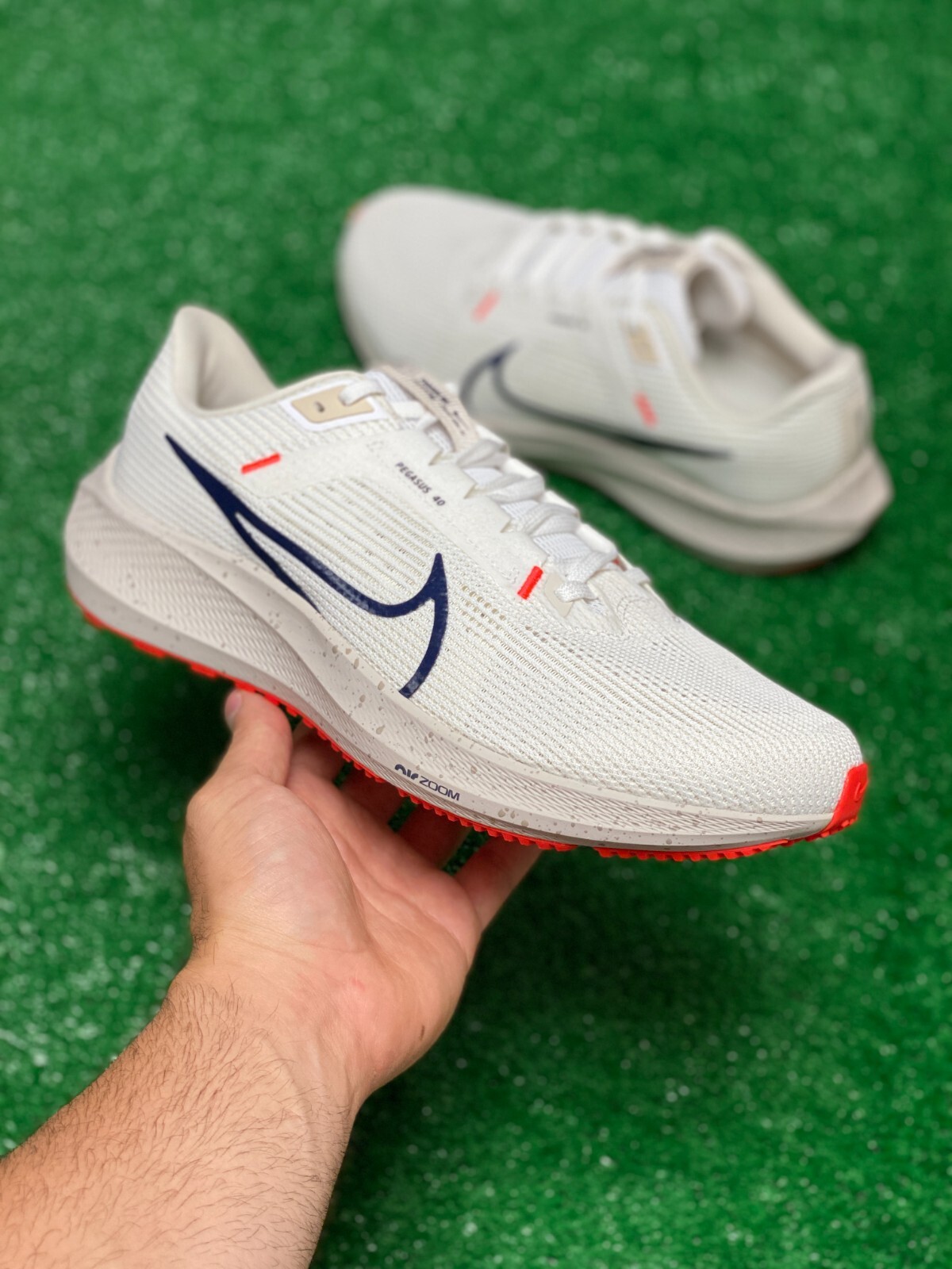 Nike Air Zoom Pegasus 40 Low Mens Running Shoes White… - Gem