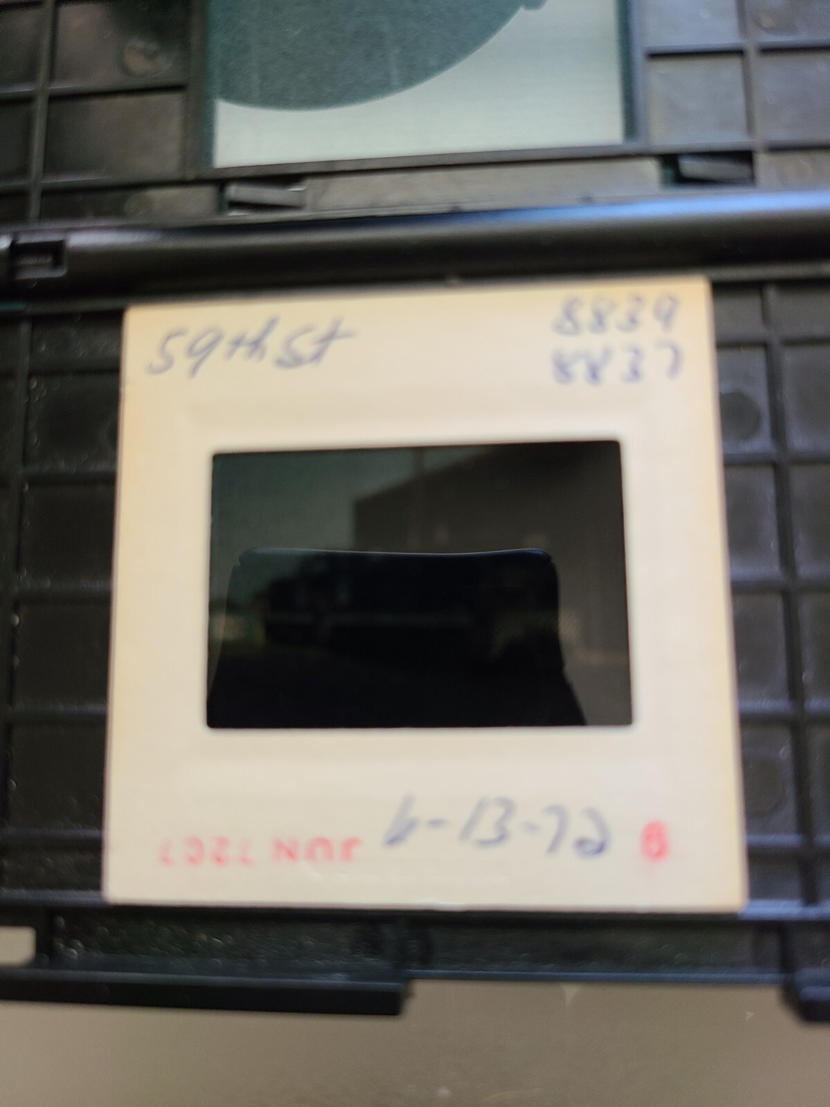 Orig Slide New York Central RR NYC 8839 & 8837 EMD SW7 59th St Chicago ...