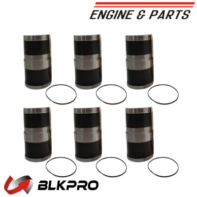 6* Liner For Cummins L10 M11 3026920 3034816 3040882 3064627 3080760 ...