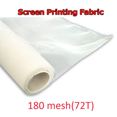 180M（72T）Silk screen printing mesh fabric white screen mesh 50" width 1 ...