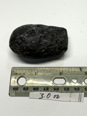 Tektite 3.0 oz Black Meteorite Large | eBay