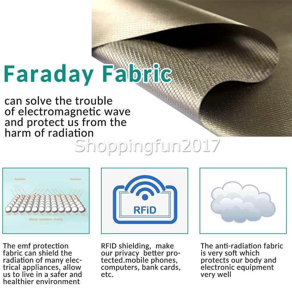 Signal Blocking Material EMF RF-ID Shielding Fabric Faraday Cage 1 ...