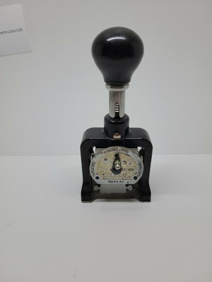 Numbering Machines - Vintage Bates Numberer Machine