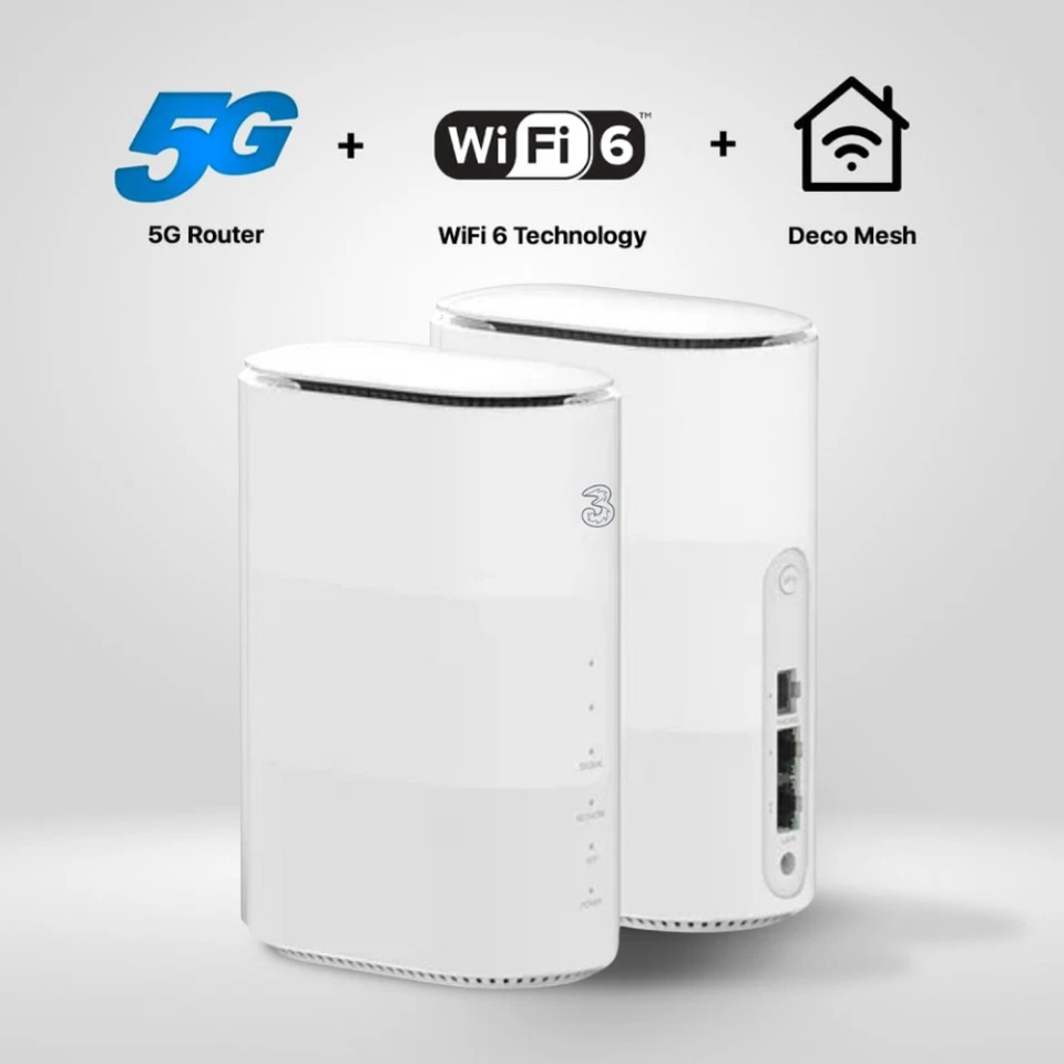 ZTE G5B Wireless 5G Super Fast Wi-Fi 6 Home Router (Unlocked) SIM ...