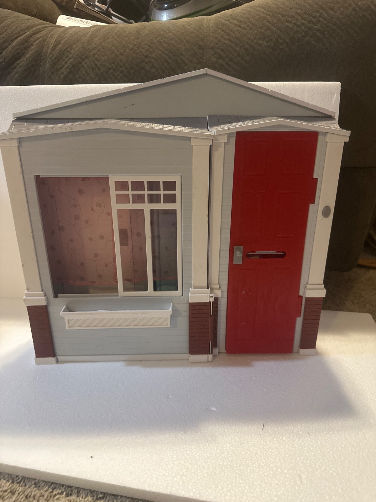 Barbie Totally Real Toy House Mattel 2005 Folding Dollhouse Tested ...