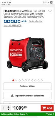 Predator 5000 Generator | eBay