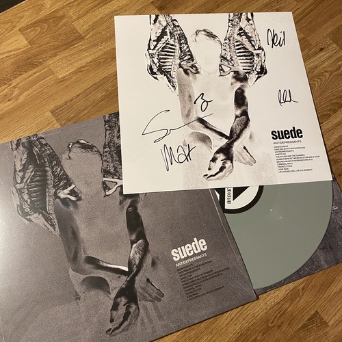 Suede Antidepressants Alt Cover Grey Vinyl LP & SIGNED 12” Art Print ...