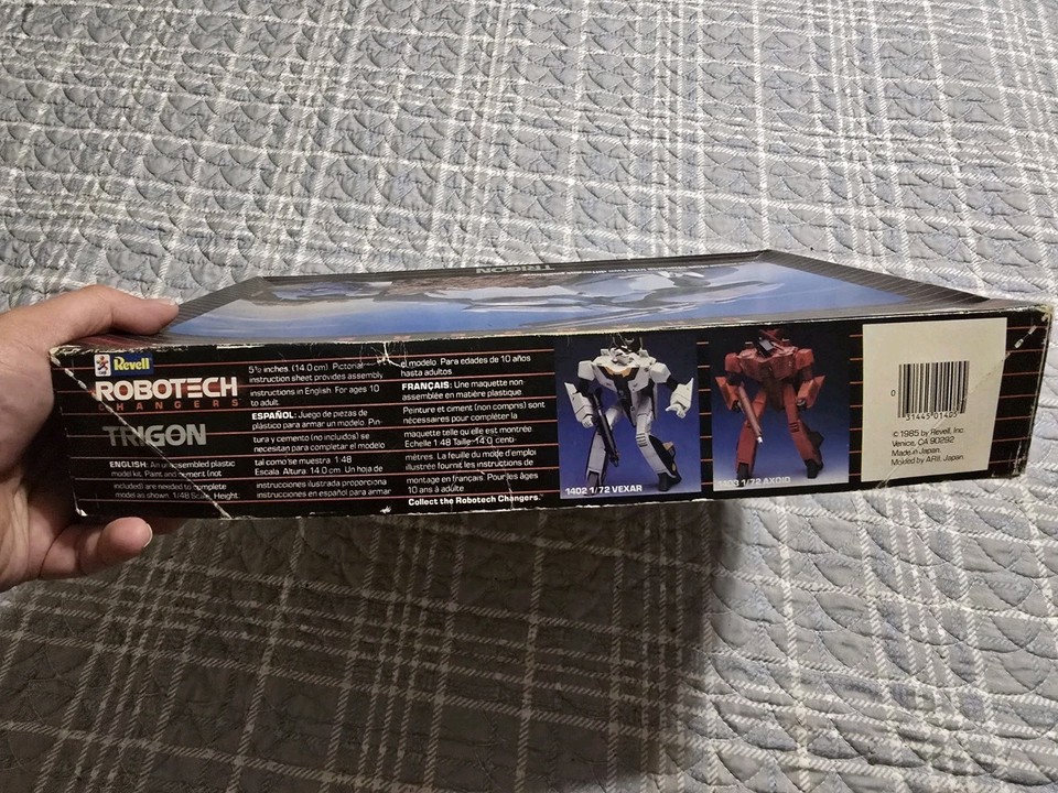 Vintage 1985 ROBOTECH CHANGERS TRIGON Model Kit Sealed Revell Retro Toy ...