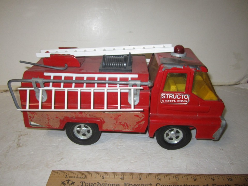 1970's STRUCTO Snorkel ladder pumper Fire Truck pressed steel, | eBay