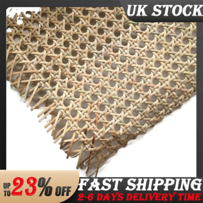 2 Size Natural Cane Sheet Webbing Rattan Sheets Cane Webbing Chair ...