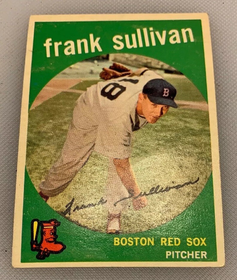 1959 Topps # 323 Frank Sullivan Baseball Card Boston Red Sox | eBay