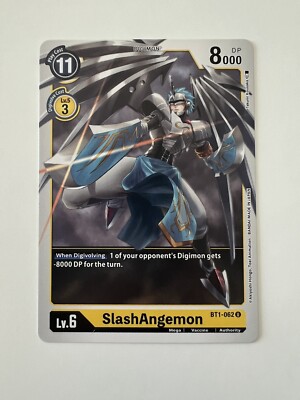 DIGIMON Card Game SlashAngemon BT1-062 U Single Card NM | eBay
