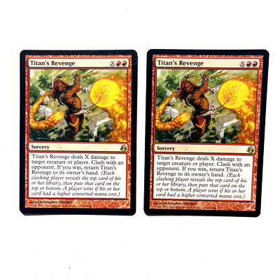 2x Titan's Revenge NM Morningtide Rare MTG See Photos Magic the ...