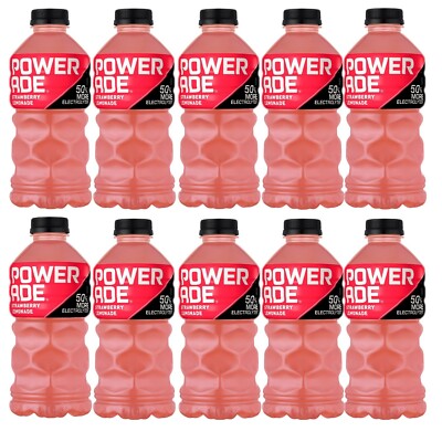 Powerade STRAWBERRY LEMONADE Sports Drink 28 oz Bottle Vitamin C + B12 ...