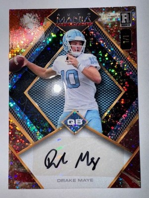 2024 Wild Card Auto Mania - Drake Maye ROOKIE AUTO 1/1 Fighter Jets ...