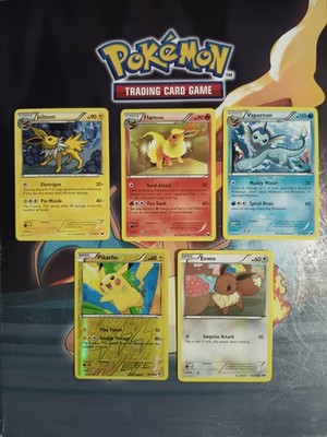 Dark Explorers Eevee Evolutions Pokemon Set With Pikachu LP/MP | eBay
