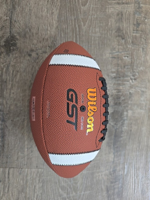 WILSON FOOTBALL GST ncaa HS SPEEDSKIN BROWN OFFICIAL SIZE New Without ...