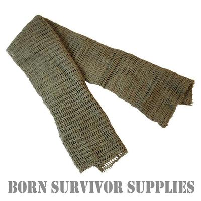 ARMY SCRIM NET SCARF - 1m x 1m Sniper Wrap Ghillie Camo Face Veil ...