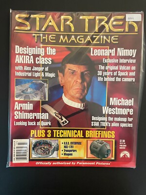 Star Trek the Magazine 3 High Grade Paramount Magazine D25-5 | eBay