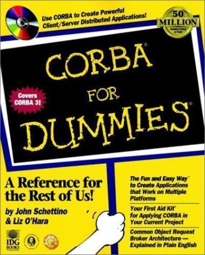 CORBA For Dummies - paperback, John Schettino, 0764503081 9780764503085 ...