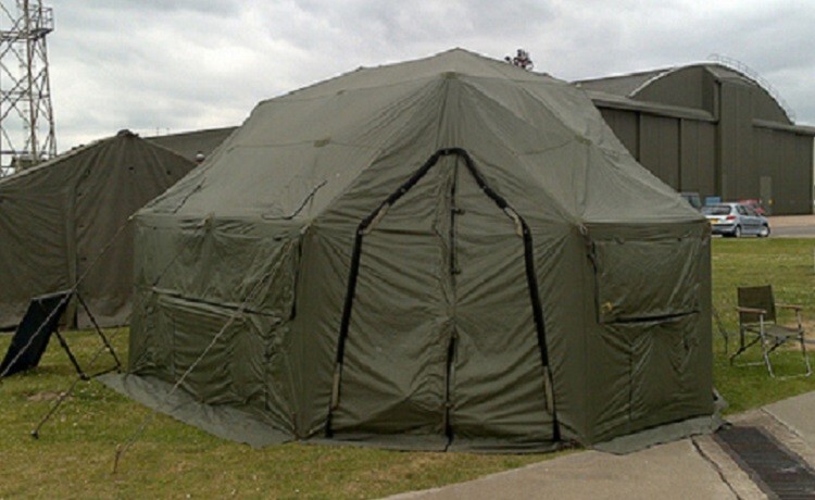 Lot of 40+ BIG US Military Tent Shelters Drash Base-X Utilis Airbeam GP ...