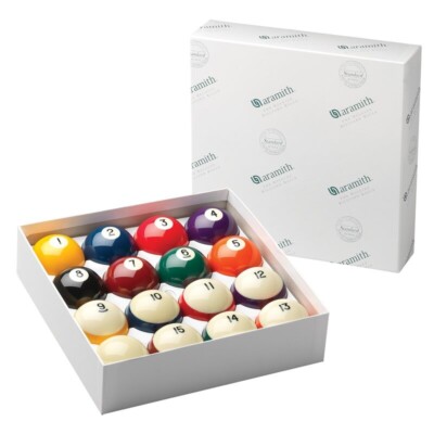 Belgian Aramith Crown Standard Phenolic Resin Pool/Billiard Ball Set 2 ...