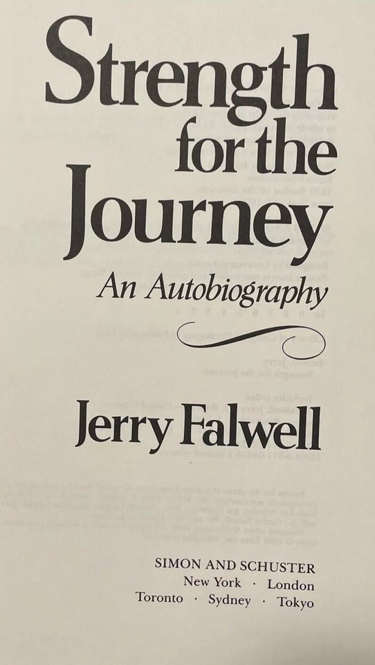 Signed Pre Publica:Strength for the Journey : An Autobiography by Jerry ...