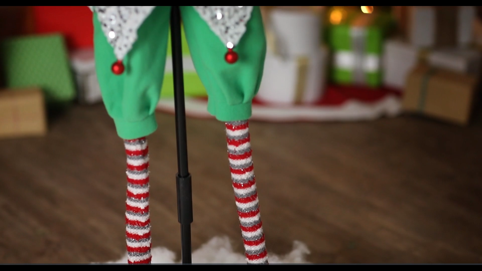 4 FT ANIMATED STANDING MUSICAL ELF CHRISTMAS Animatronic Prop | eBay