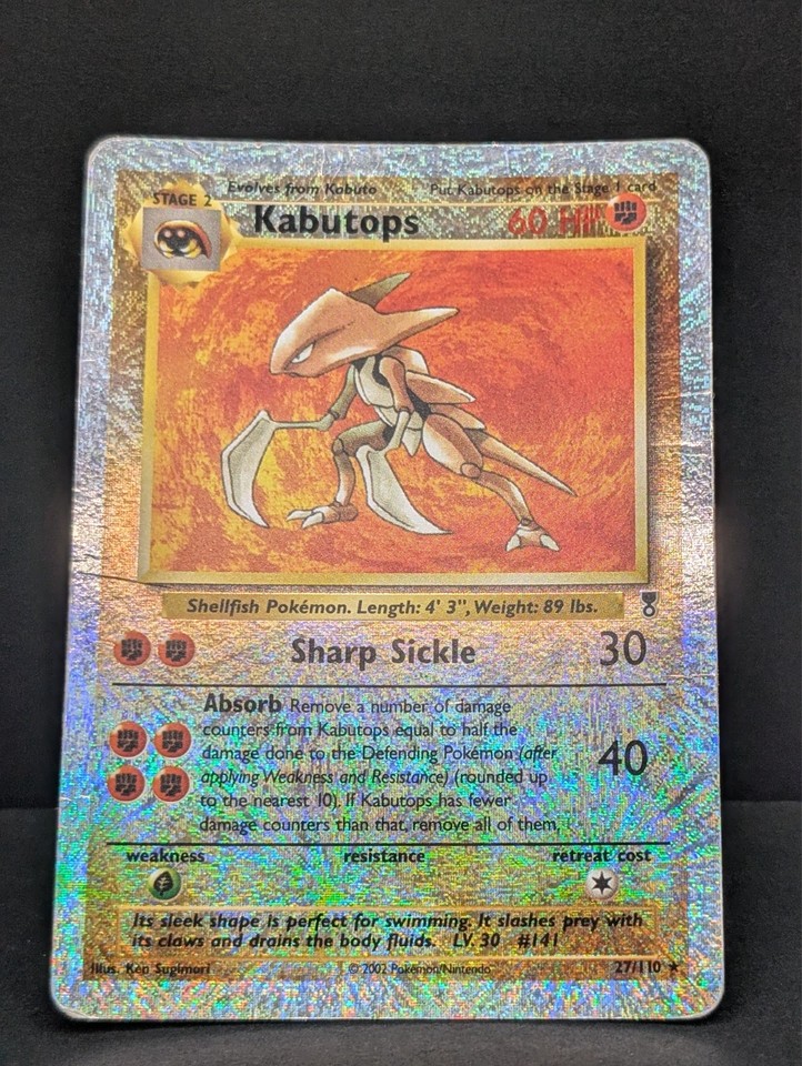 Kabutops 27/110 Legendary Collection Reverse Holo Rare Pokemon TCG ...
