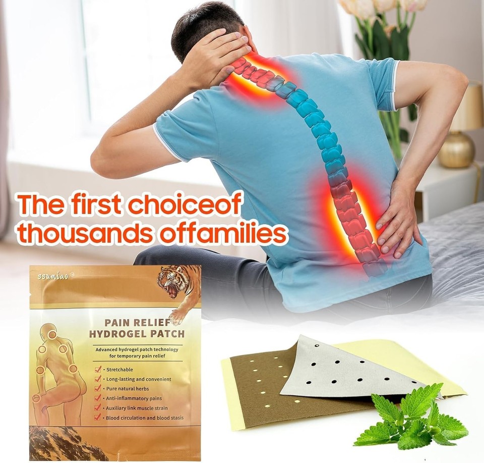 40pcs Signal Pain Relief Patches, All Natural Tiger Heat Patches Ultra ...
