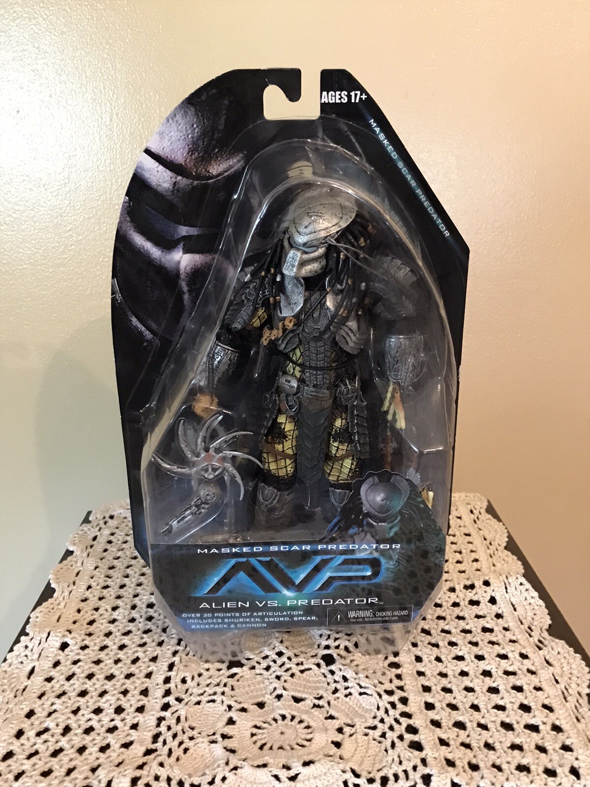 NECA Alien vs Predator Series 15 Masked Scar Predator 8 inch Action ...