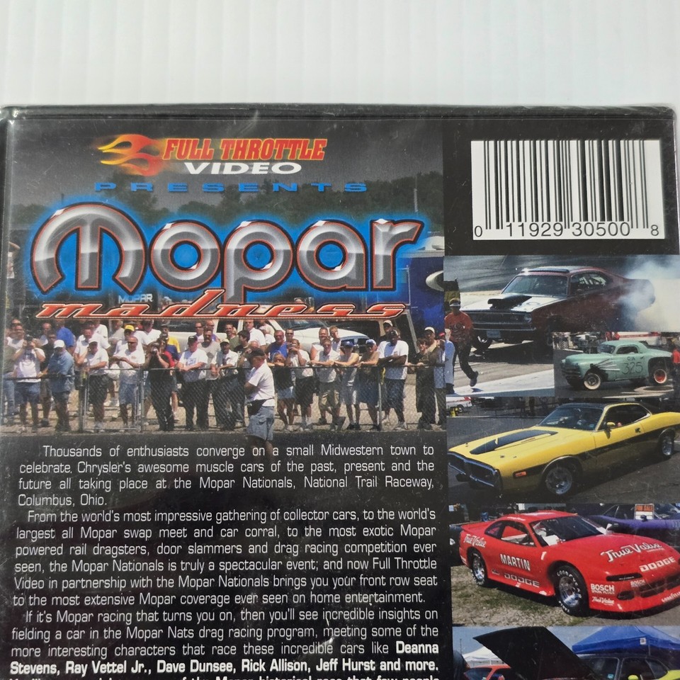 Full Throttle Video Presents: Mopar Madness (DVD) Special Tribute to ...