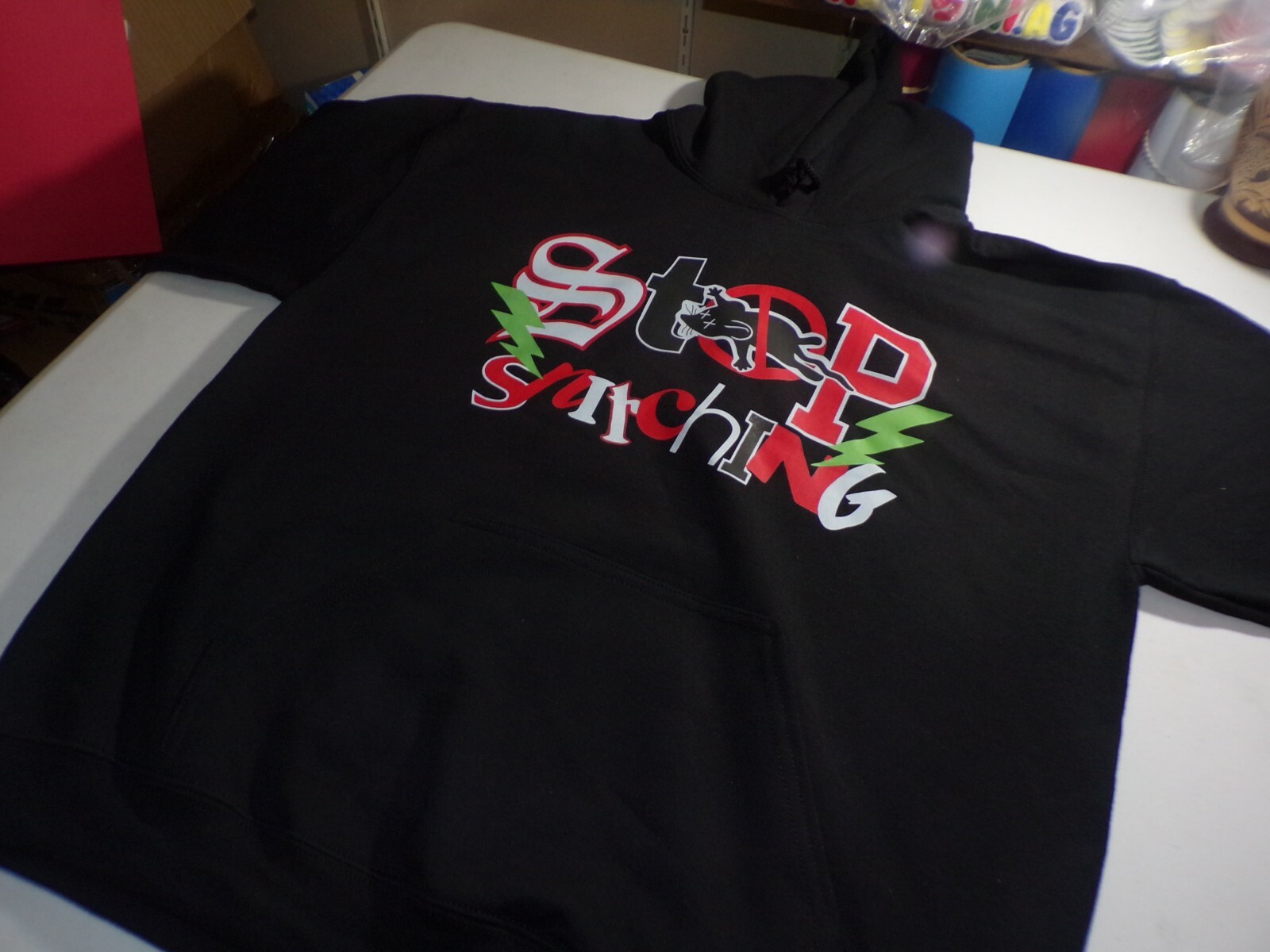 Stop Snitching Hoodie Black | eBay