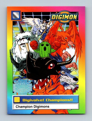 Digimon Animated Series 1 - EXCLUSIVE Digivolve! Champions!! 3 of 34 ...