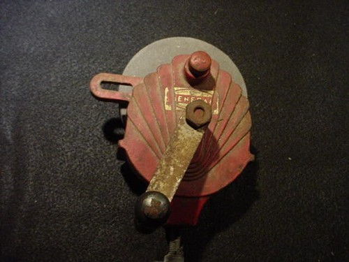 Antique table top grinder-Deco design-marked General-original paint ...