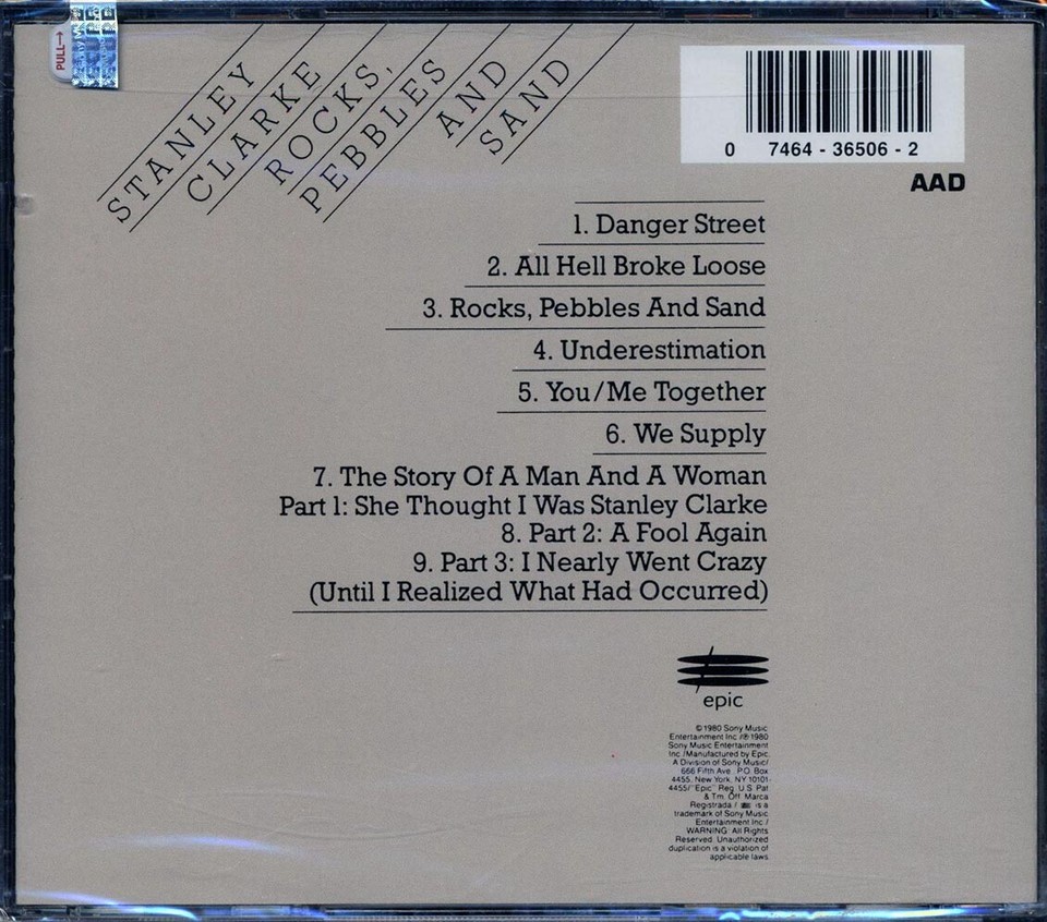 CD Stanley Clarke - Rocks, Pebbles And Sand | eBay