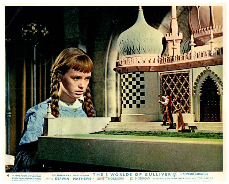 The 3 Worlds of Gulliver Original Lobby Card Sherry Alberoni Ray Harryhausen | eBay