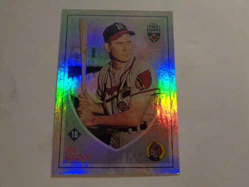2002 Topps Super Teams '57 Joe Adcock Card #30 #317/1957 | eBay