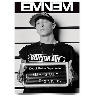 EMINEM D12 RAPPER SILM SHADY GOAT ART *LAMINATED* POSTER | A5 A4 A3 A2 ...