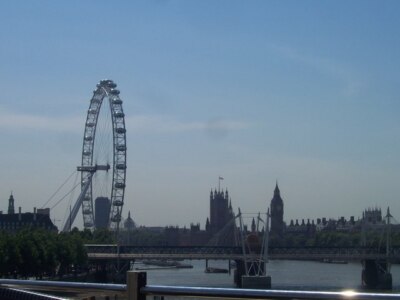 Photo 6x4 London : Westminster - London Eye, Big Ben & Hungerford ...